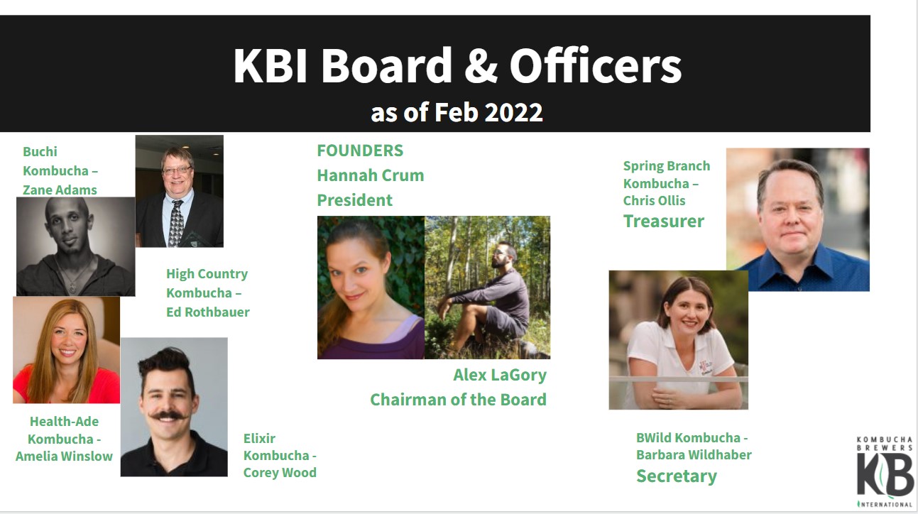 KBI Announces New Expanded Board of Directors - Kombucha Brewers ...