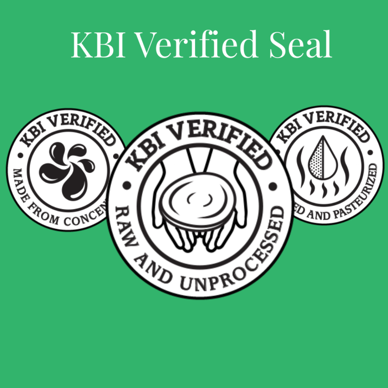 KBI Verified Seal Registration - Kombucha Brewers International